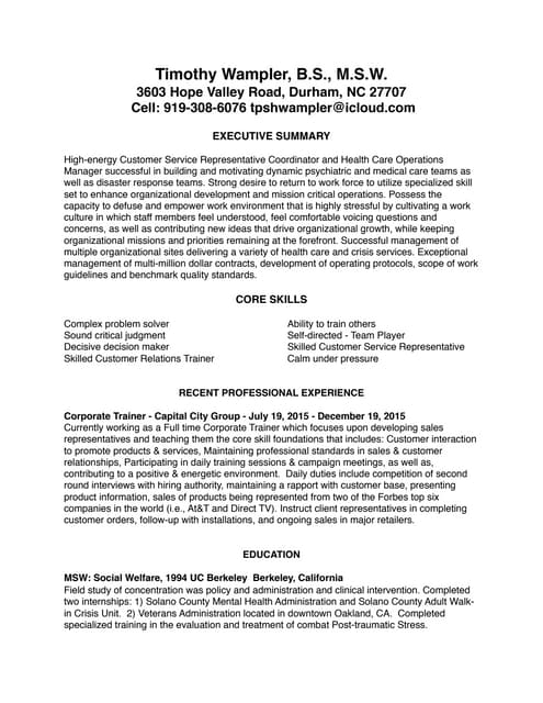 Resume 2016 updated | PDF