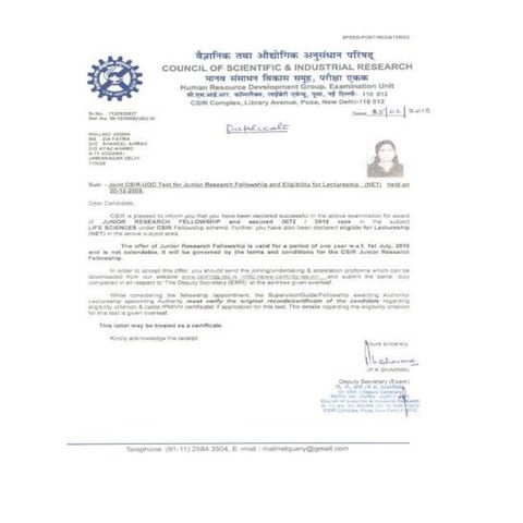 CSIR-NET | PDF