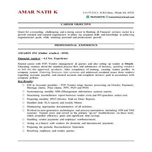 Resume-AMAR | PDF