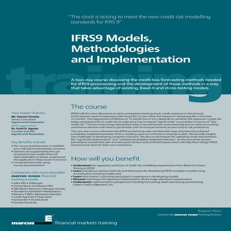 IRB and IFRS 9 credit risk models - consistent (re)implementation | PDF