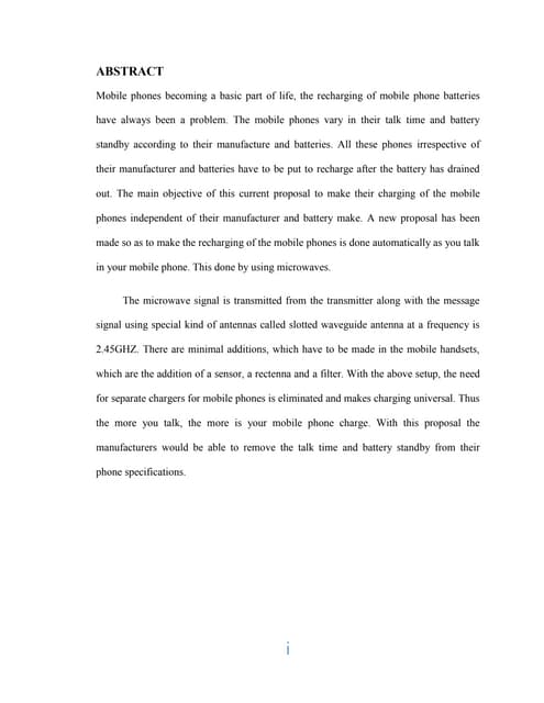 Sample project abstract | PDF | Computing | Technology & Computing