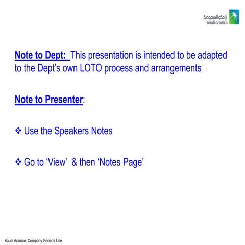 3a CS LOTO Awareness how to install loto | PDF