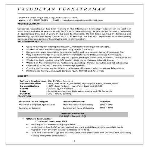 Resume_Abhinav_Hadoop_Developer | DOCX