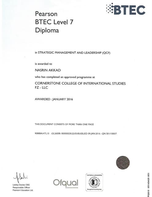 BSC Certificate | PDF