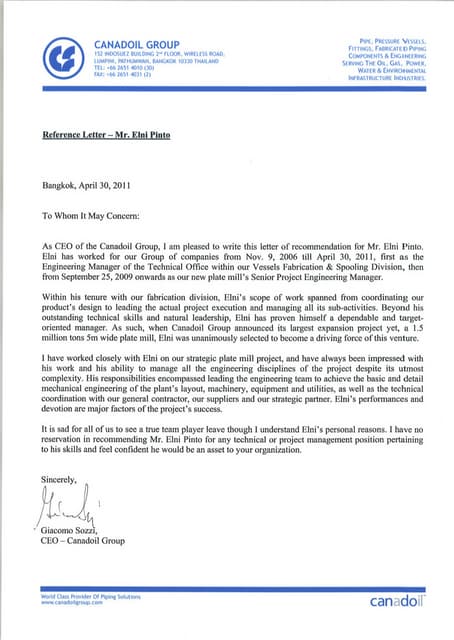 3 - Reference letter - DFE | PDF