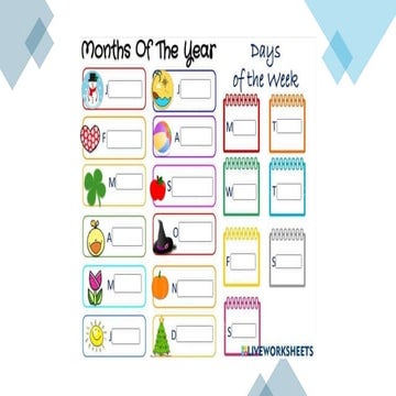 3A DAYS OF THE WEEK AND MONTHS OF THE YEAR ACTIVITY.pptx