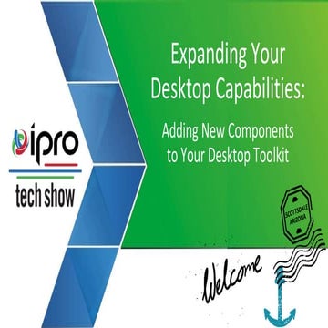 Adding new components to your desktop toolkit | PPT