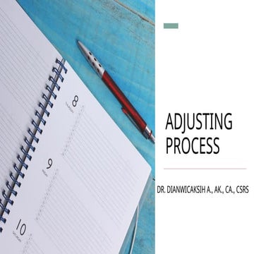 Accounting Principle - ADJUSTING PROCESS | PPT