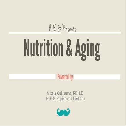Nutrition & Aging | PPT