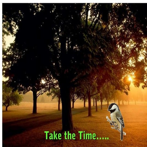 Take the time | PPT