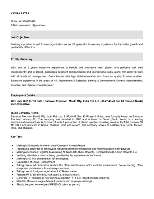 Selvaraj CV | DOC