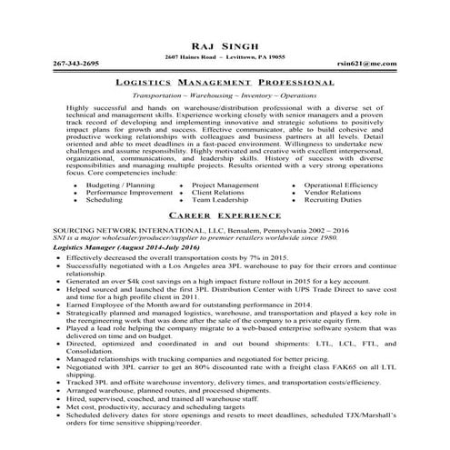 Raj Singh - Resume | DOC