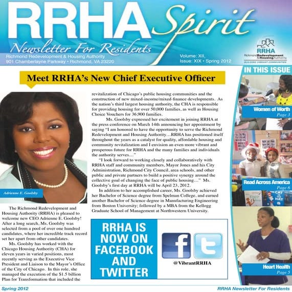 RRHA Spirit Spring 2012 Nwsletter | PDF