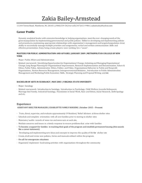 Zakia Bailey presentations