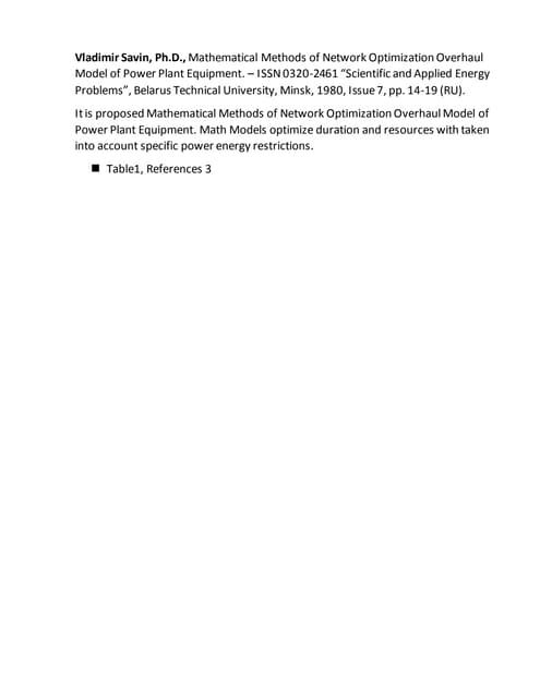 Vladimir Savin Article | PDF
