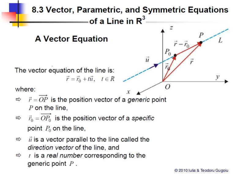 3a vector parametric_and_symmetric_equations_of_a_line_in_r3