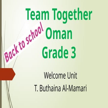 GRADE 3, SEMESTER 1 ,WELCOME UNIT copy.pptx