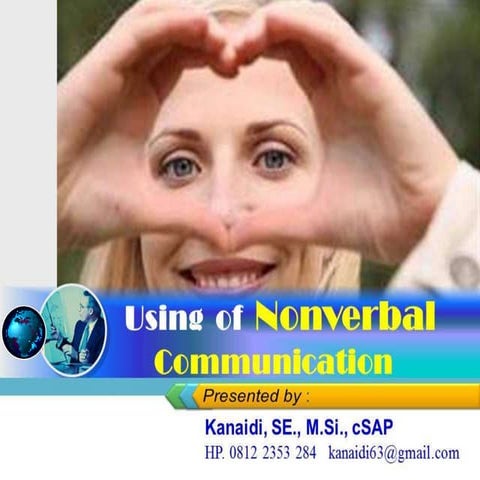 The Using of Nonverbal Communication _Materi Training "Personal ...