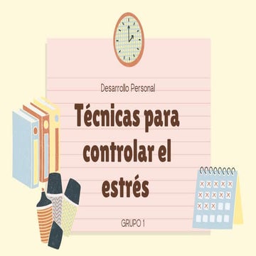 Manejo del estrés caja de herramientas para el bienestar | PDF