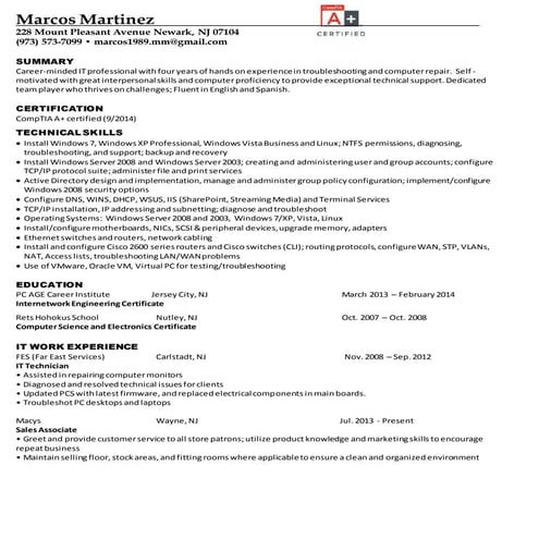 edited resume | DOCX