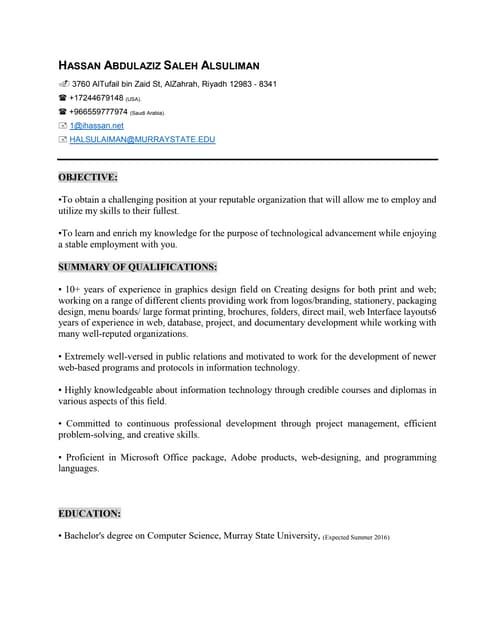 Resume | PDF