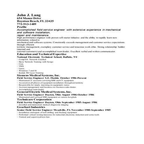 Kenny Jeffries Resume | DOCX