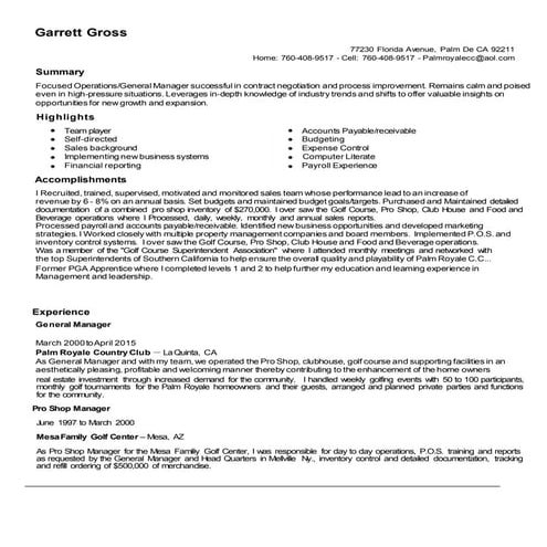 Garrett Gross Resume 2 | DOCX