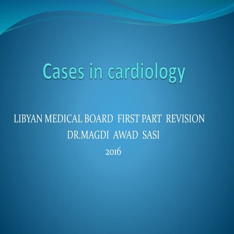 Cases in INTERNAL MEDICINE part one PART FIFTH DR MAGDI SASI | PPT