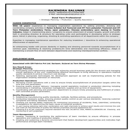 RAJENDRA RESUME | PDF