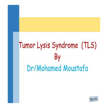 TLS (National Cancer Institute) | PDF | Cancer | Diseases and Conditions