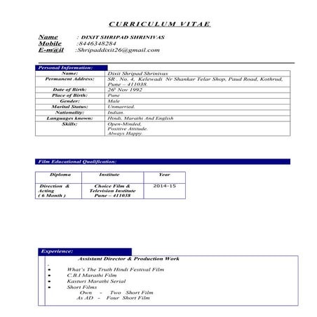 updated c.v. | DOCX