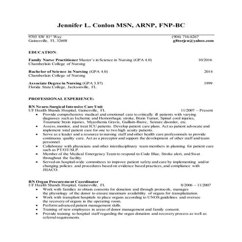 Jennifer Conlon's CV | DOCX