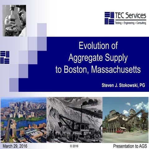 AggregateBostonAGS2016 | PDF | Civil Engineering Industry | Industries