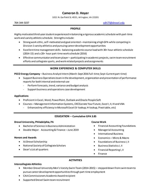 maxine brooks cv.. | PDF