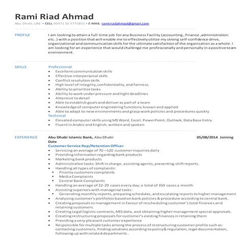 RAMI AHMAD CV2 (1) | DOCX
