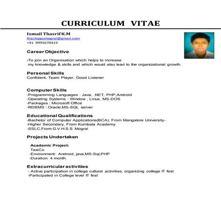 My CV | PDF