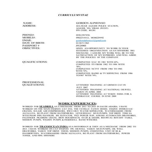 Robert Noronio CV | DOCX