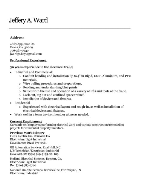 Resume (1) | PDF