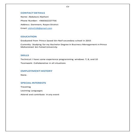 CV | DOCX