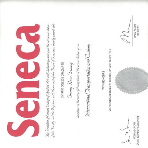 International Transportation and Customs Diploma | PDF