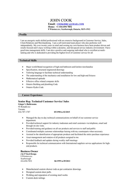 walter resume 2 | PDF