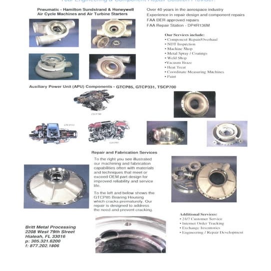 BMP TECHNICAL APU REPAIR | PDF