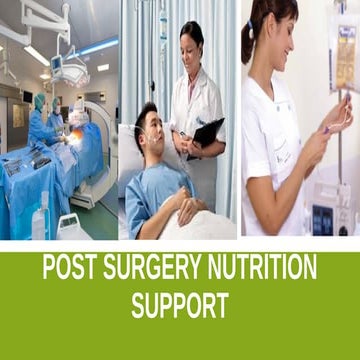 Post surgery Nutrition- Semi elemental Formula | PPT