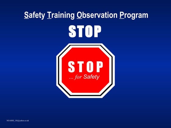 Safety training observation programme (STOP) | DOCX | Resume Writing ...