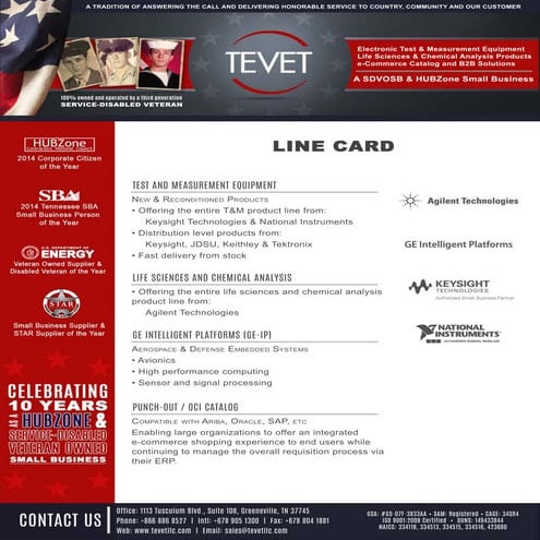 TEVET-Line-Card | PDF