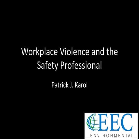 Workplace Violence | PPT