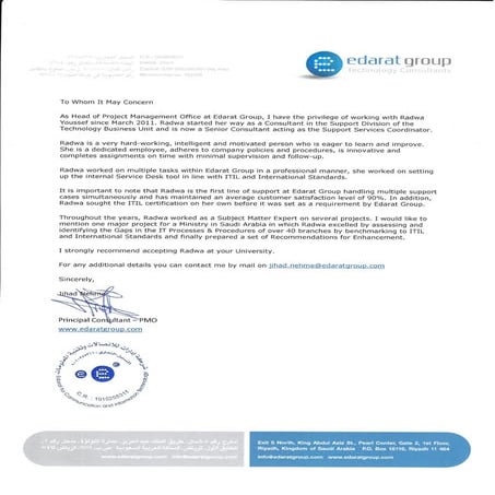 Recommendation letter | DOCX