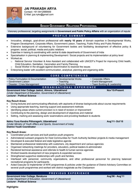 CV-Lina English Version | PDF