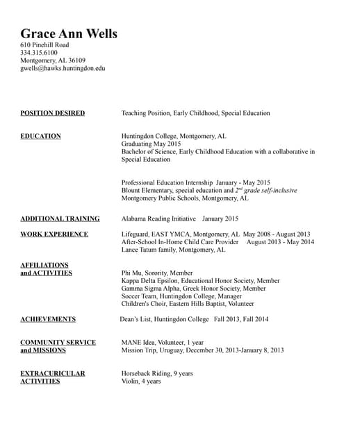 Build Your Own Resume | PDF