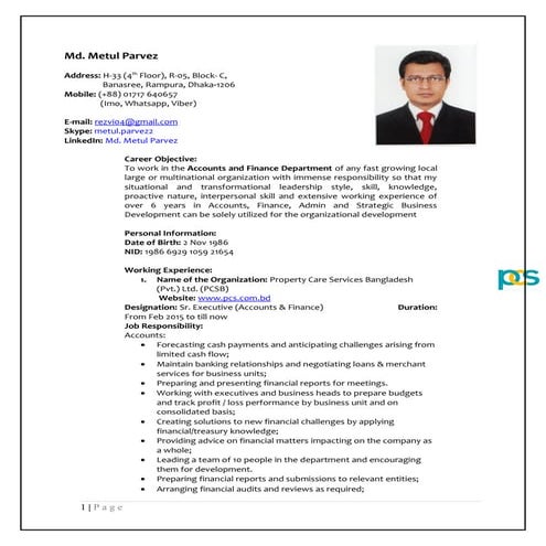 Farhana Graphic Resume (Revised) | DOCX